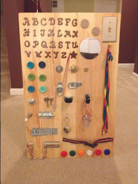 18 Sensory Busy Boards For Fun Healthy Baby Development
