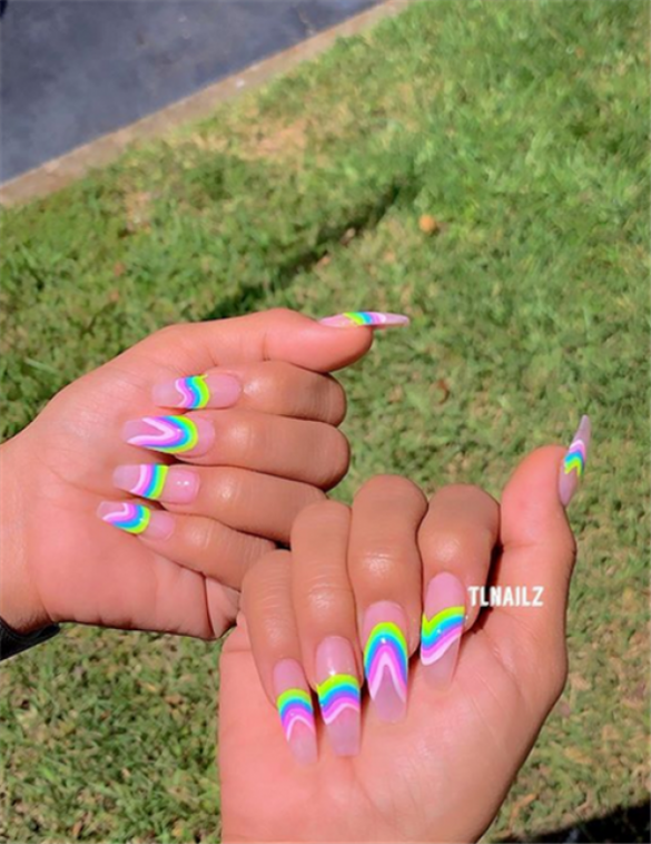 20 Neon Nails Ideas For The Upcoming Raves