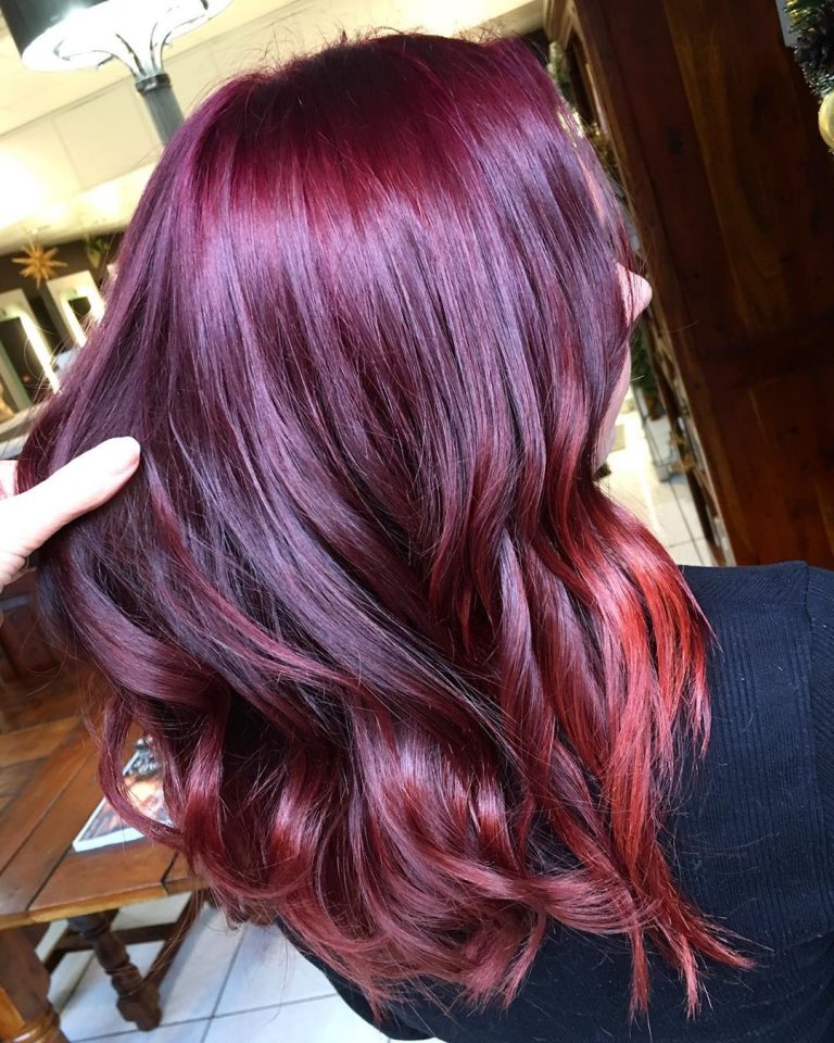 15 Gorgeous Aubergine Hair Styles Just For You