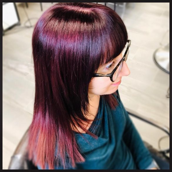 15 Gorgeous Aubergine Hair Styles Just For You