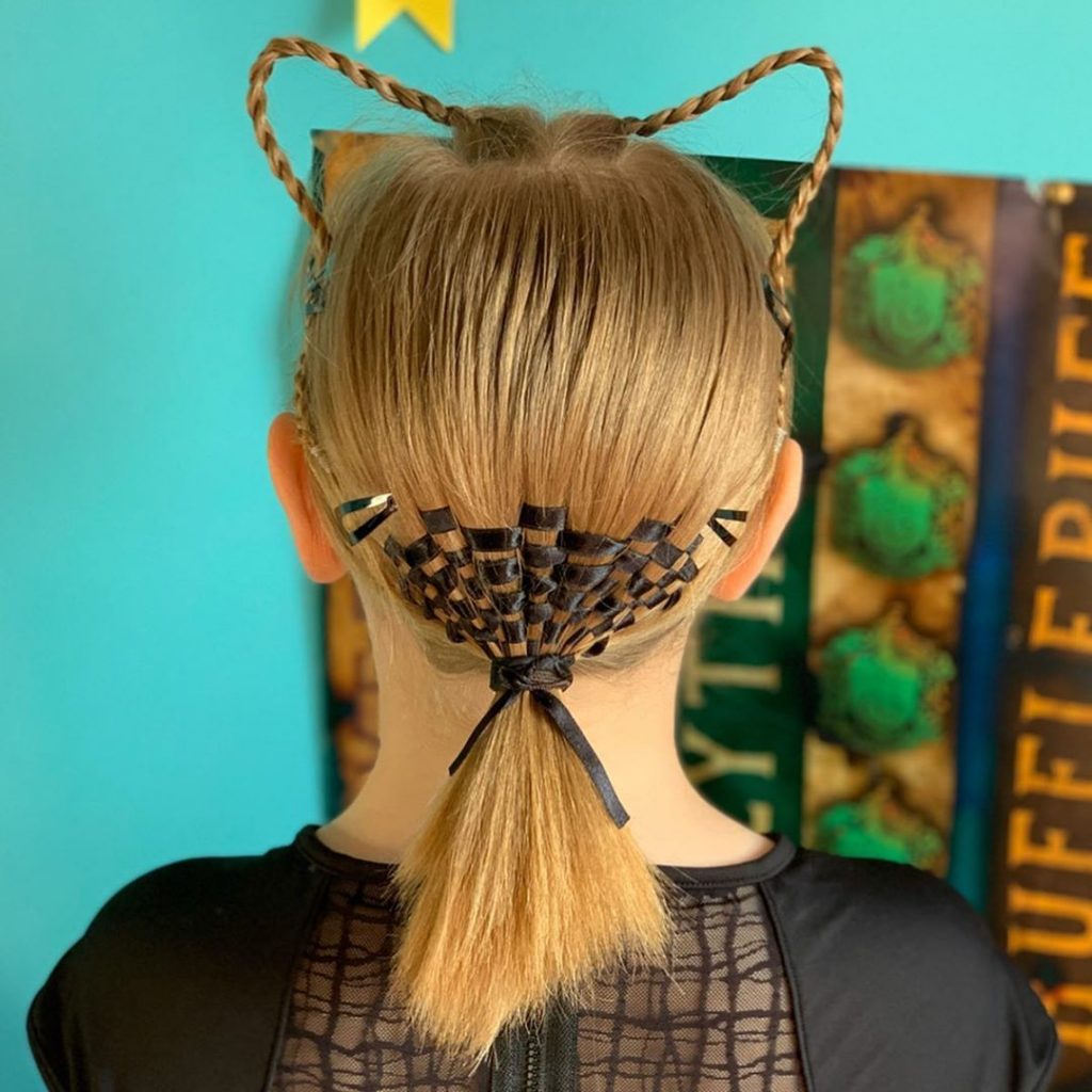 20 Ghoulishly Cute Halloween Hairstyles For Girls