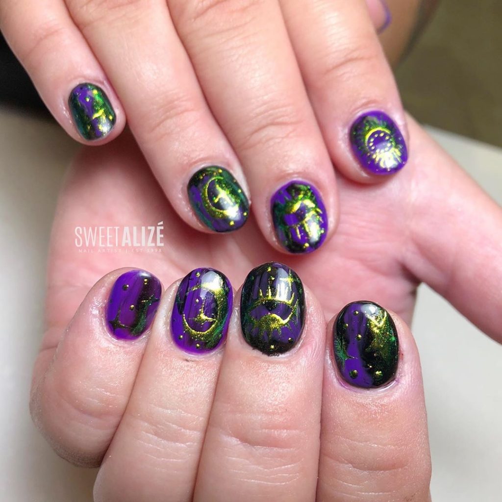 20 Stunning Designs For Short Acrylic Nails In All Shapes