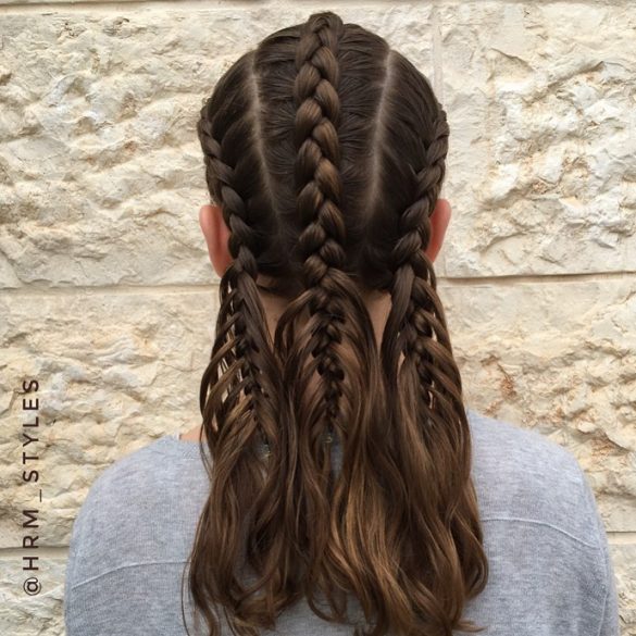 18 Amazing Feathered Braids For Any Occasion