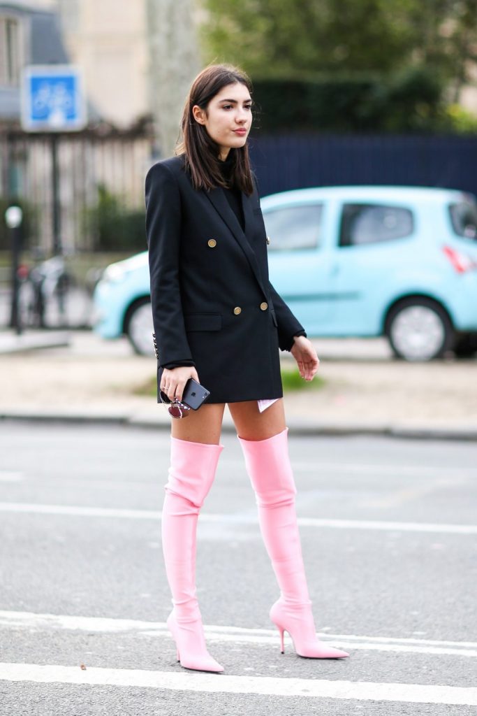 Thigh-High Boots And 15 Catchy Street Style Outfits