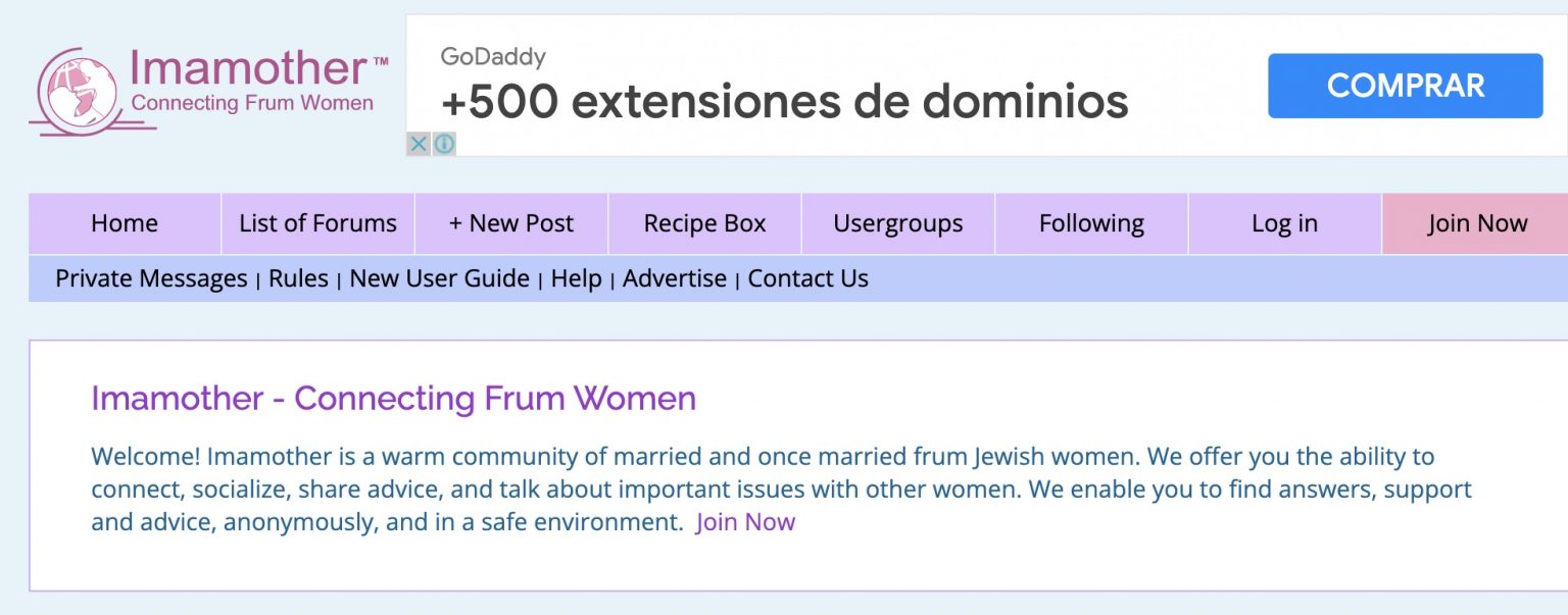 Imamother – Community of Married and once Married Frum Jewish Women