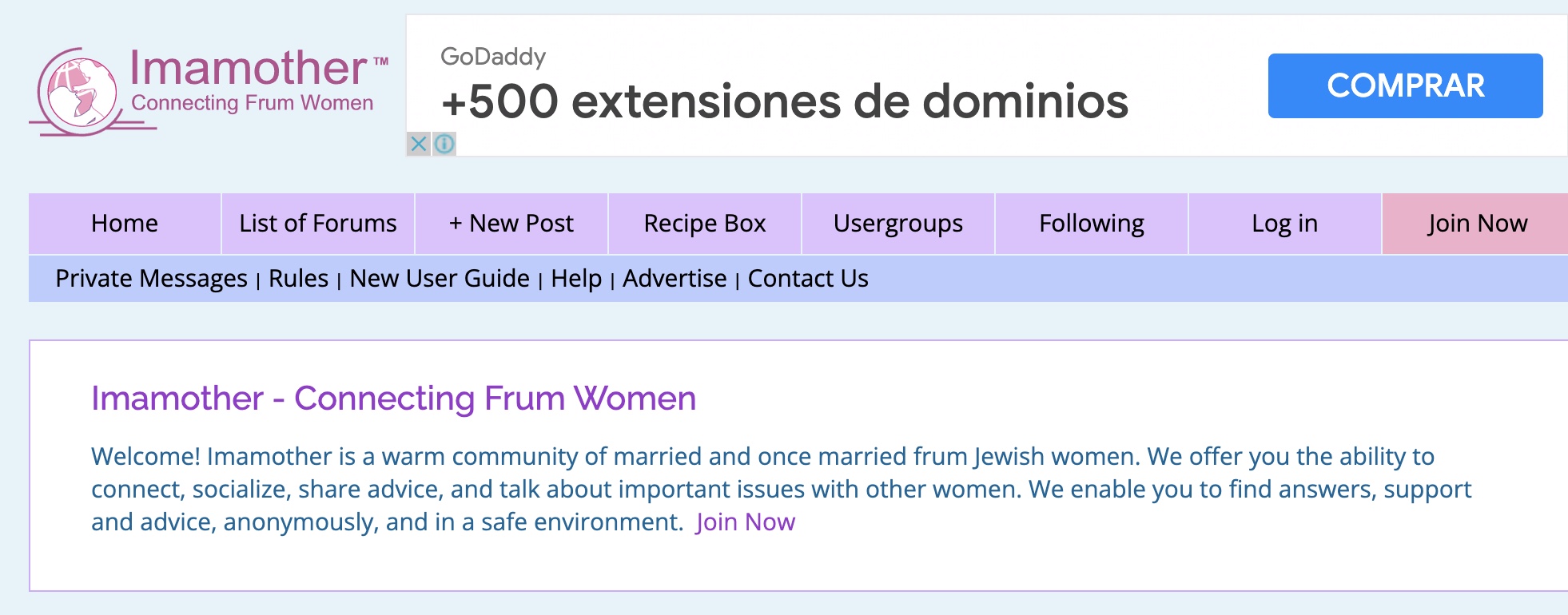 Imamother – Community of Married and once Married Frum Jewish Women