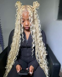 Blonde Boho Braids for Black Women: Embrace Your Inner Goddess with ...