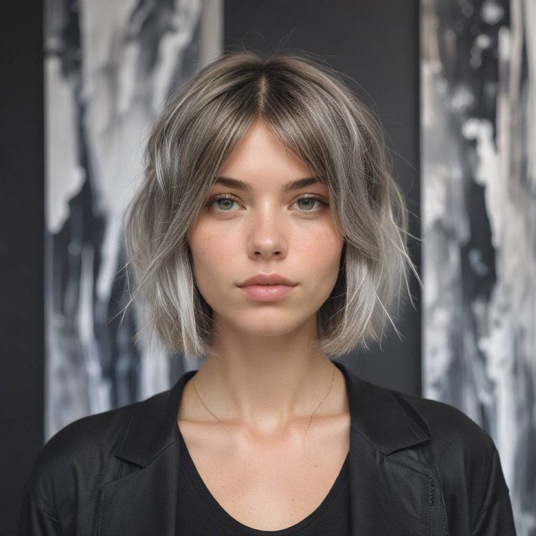Futuristic Silver Hair Color: Embracing the Metallic Trend with Ease
