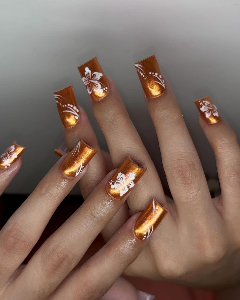 Hibiscus Flower Nails: The Blossoming Trend in Nail Art