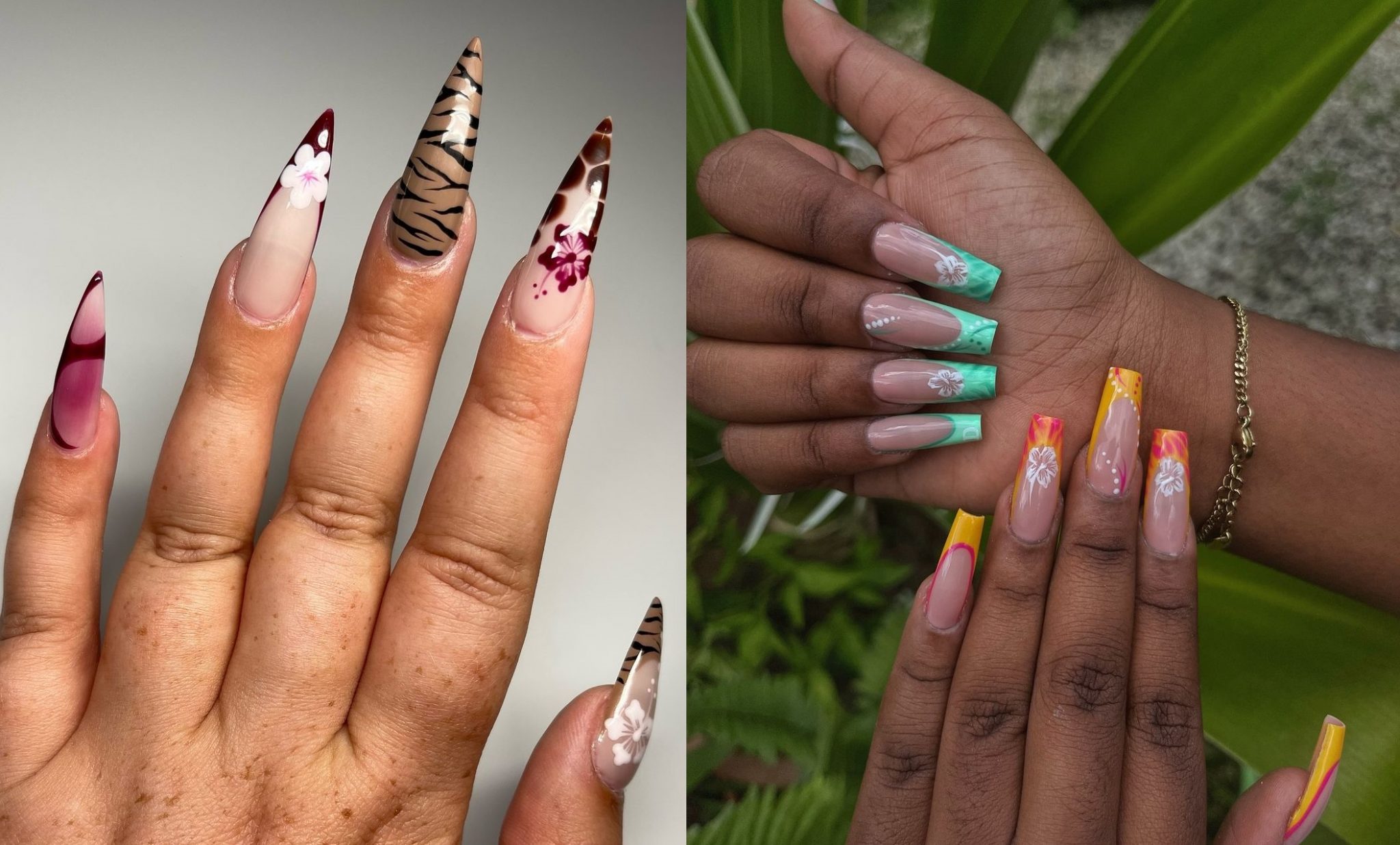 Hibiscus Flower Nails: The Blossoming Trend in Nail Art